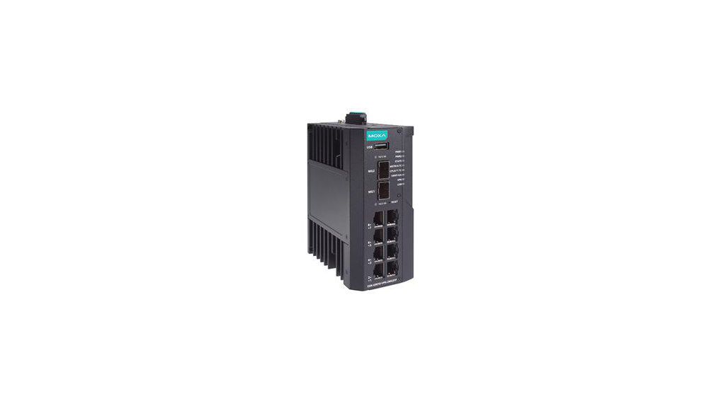 EDR-G9010-VPN-2MGSFP-T | Moxa MOXAEDR-G9010, 10 PortsRemovable Terminal ...