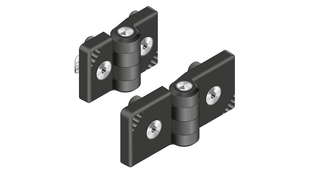3842554464 | Bosch Rexroth Plastic Back Flap Hinge, Screw Fixing, 90mm ...