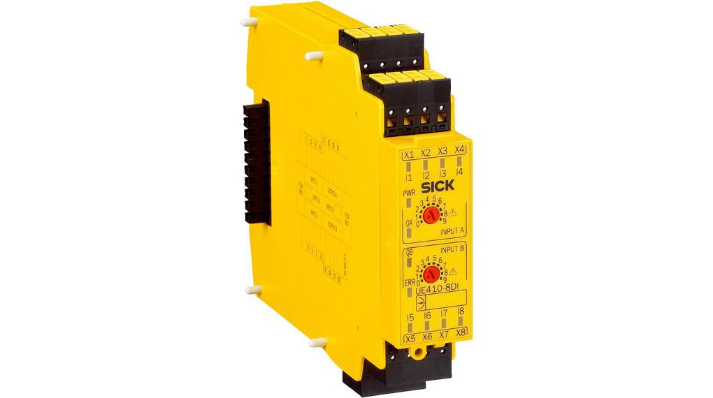 6032675 | Sick SICK UE410 Series Safety Controller, 8 Safety Inputs, 8 ...