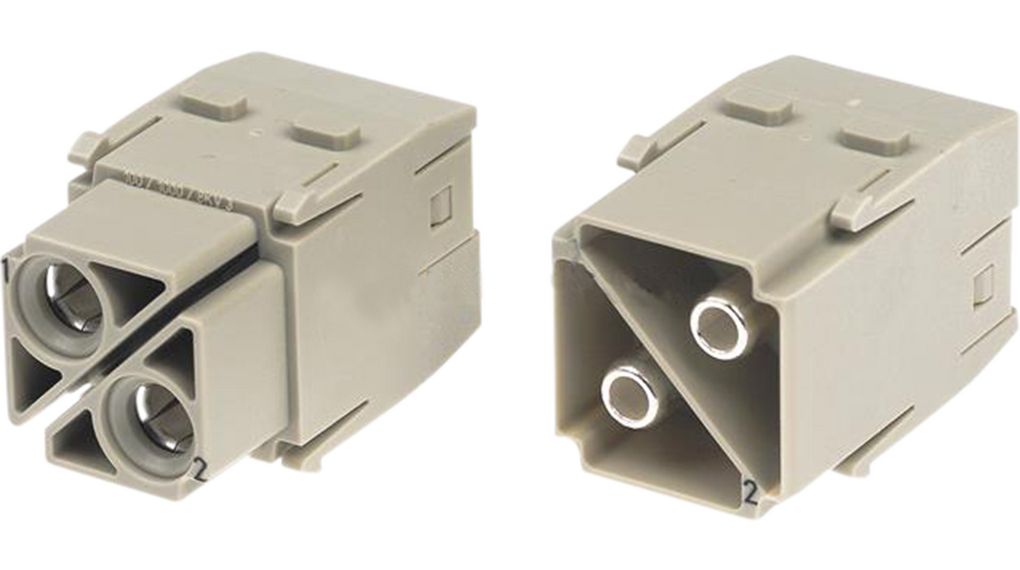 09 14 002 2751 | HARTING Han Axial Module, 2 Poles, Screw Terminal ...