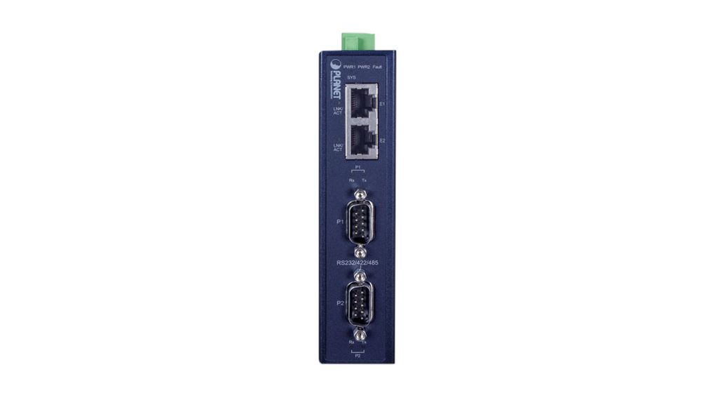 ICS-2200T | Planet Serial Device Server, Serial Ports 2 RS232/RS422 ...