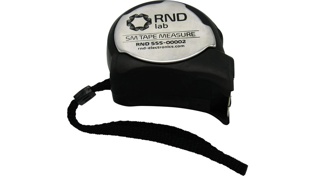 RND 555-00002 | RND Lab Måttband 5m Stål | Elfa Distrelec Sverige