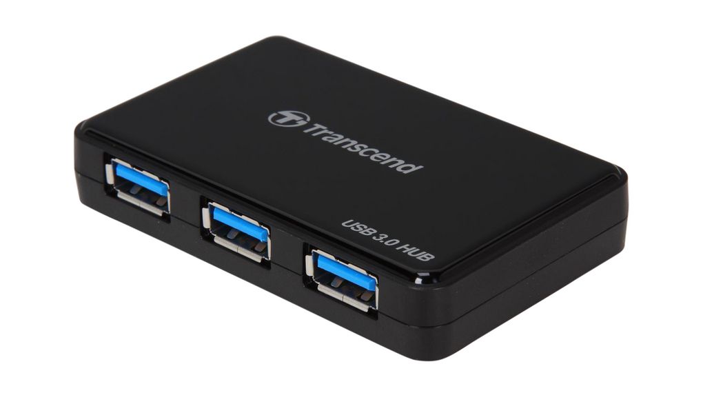 TS-HUB3K | Transcend USB Hub, Micro USB-B Socket, 3.0, USB Ports 4, USB ...