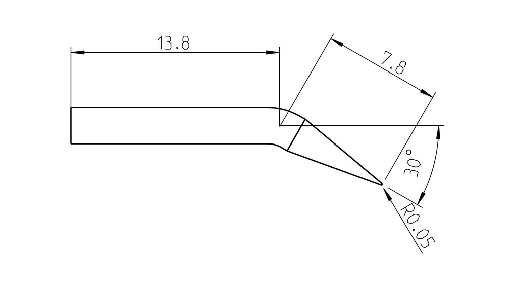 RTP 001 C X MS | Weller Pico Soldering Tip RTP MS Bent, Conical 20.6mm ...