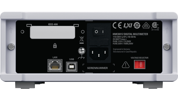 HMC8012 | Rohde & Schwarz Benchtop Multimeter, TRMS AC + DC, 250MOhm ...