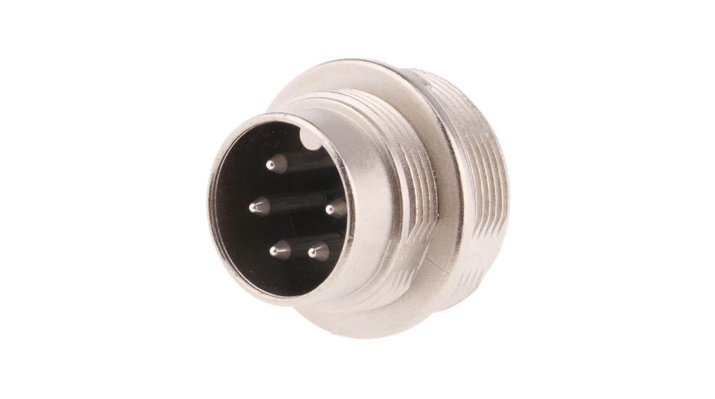 09 0315 00 05 | Binder Mini Connector Plug 5 Contacts, 6A, 250V, IP40 ...