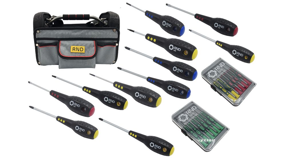 RND 550-00381 | RND Screwdriver Set with Open Tool Tote | Distrelec Switzerland