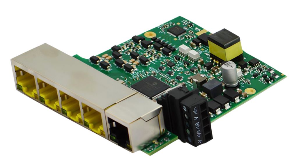 SW-135 | Brainboxes Inbäddad industriell PoE-switch, Ohanterat, 1Gbps ...