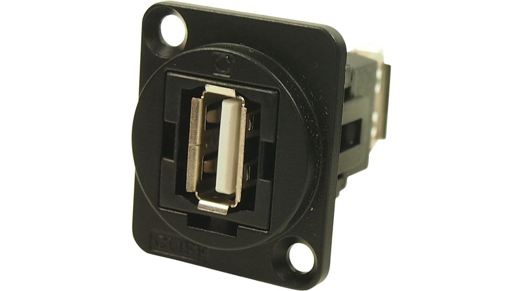 CP30208NMB | Cliff Feed-Through Adapter, Metal Frame, USB 2.0 A Socket ...