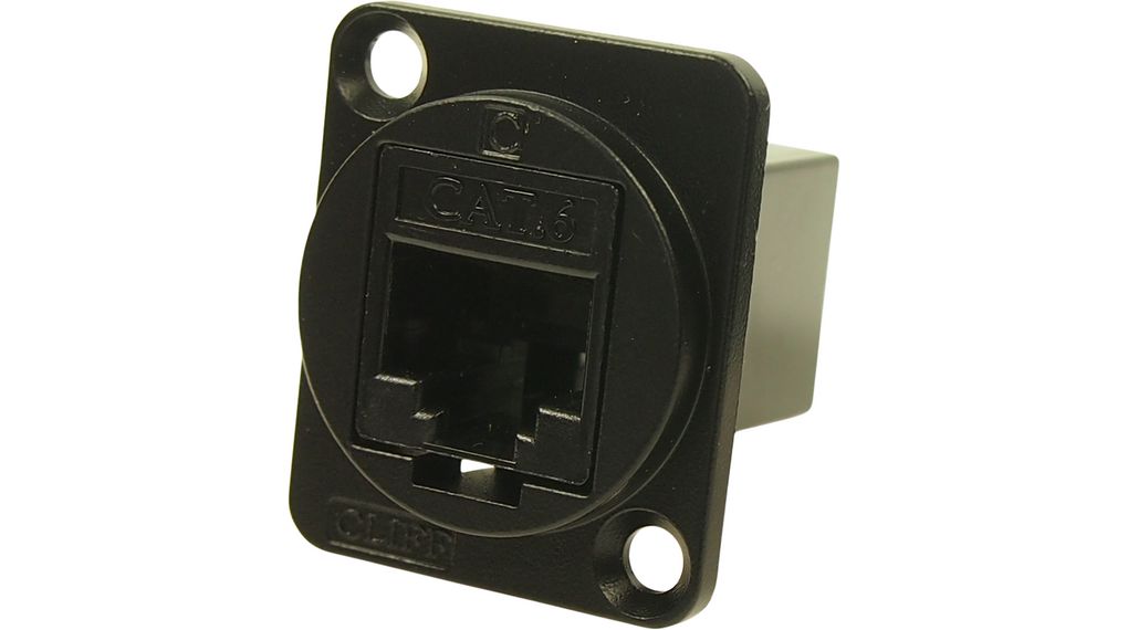 CP30222MB | Cliff RJ45 Panel Mount Adapter, XLR Housing RJ45 Socket ...