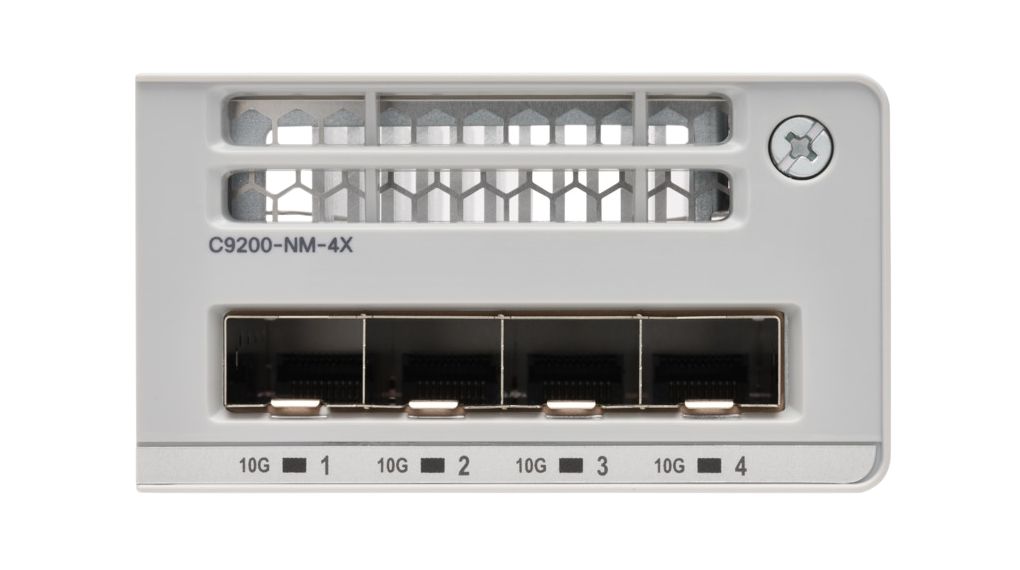 C9200-NM-4X= | Cisco Network Module for Catalyst 9200 Series Switches ...