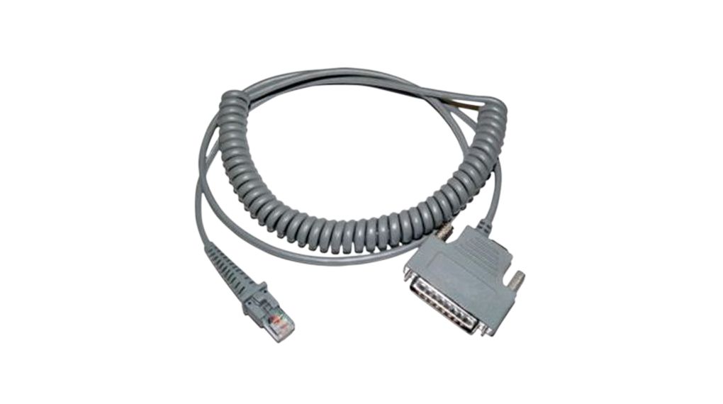 CAB-472 | Datalogic RS232-Kabel, Spiralkabel, 3 m, PD8500 / PD9500 ...
