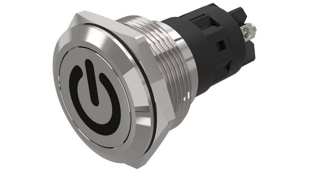 82-6152.1000.B002 | EAO Pushbutton Switch, 1CO, Momentary Function ...