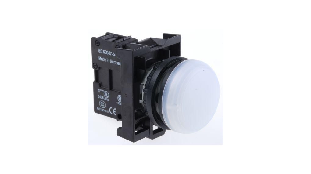 78639220 M22-L-W+M22-A+M22-LED-W | Eaton Möller Eaton, RMQ-Titan White LED Pilot Light, 22mm ...