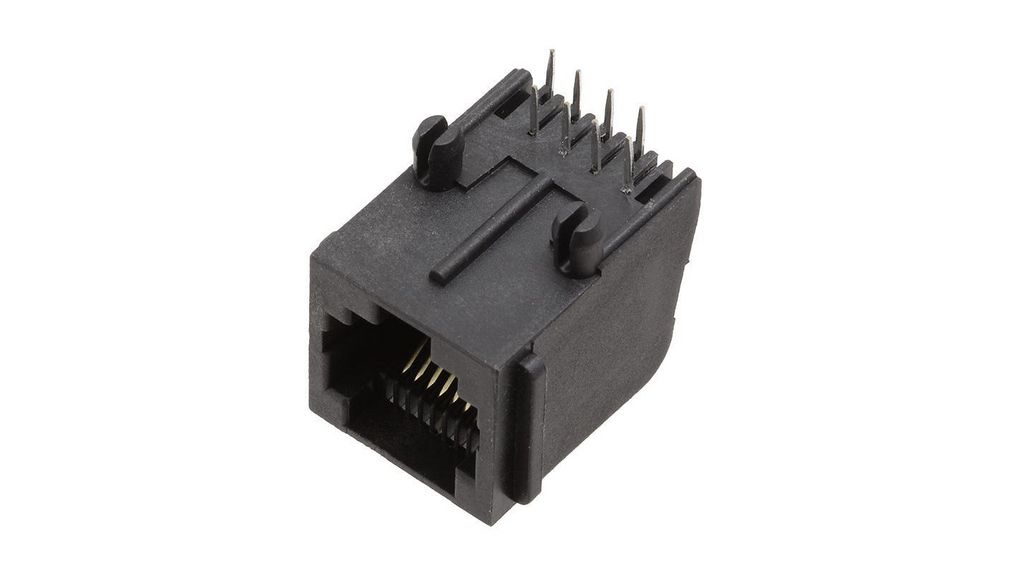 3257-0012-03 | Encitech Connectors Modular Jack with Panel Stop, RJ45 ...