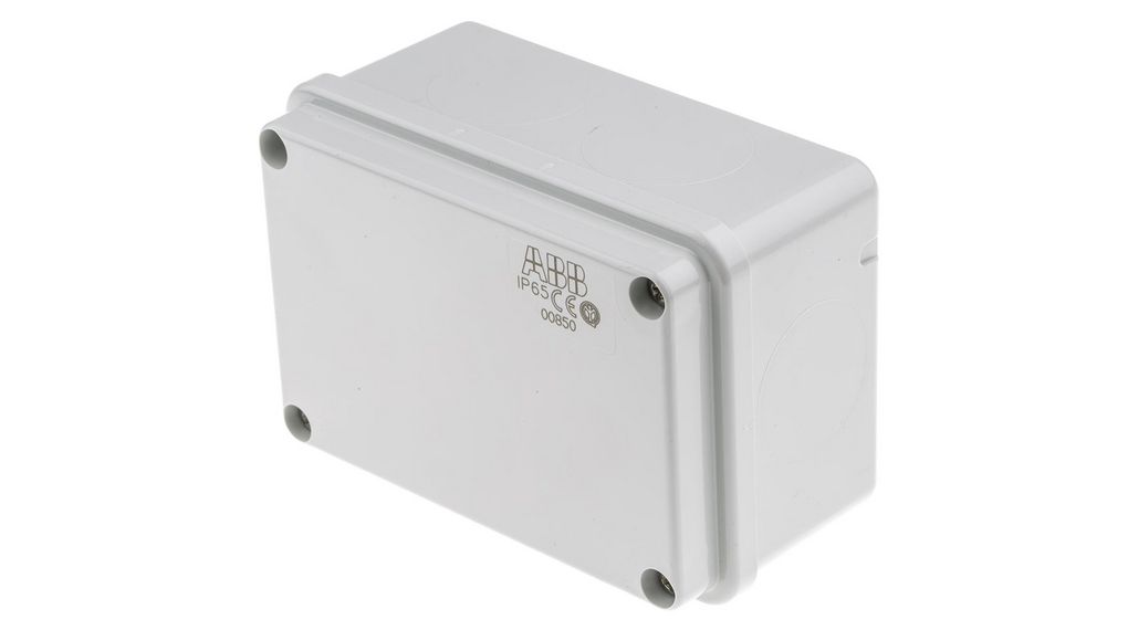 00850 M008500000 | ABB Grey Thermoplastic Junction Box, IP65, 105 x 70 ...