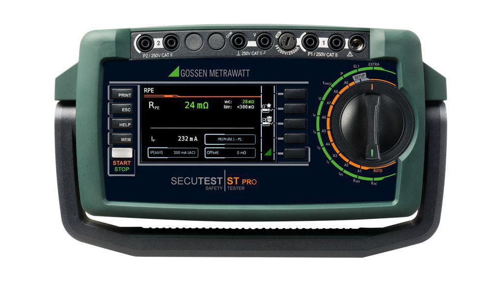 M707C | Gossen Metrawatt Appliance Tester SECUTEST ST PRO Comfort, 10 ...