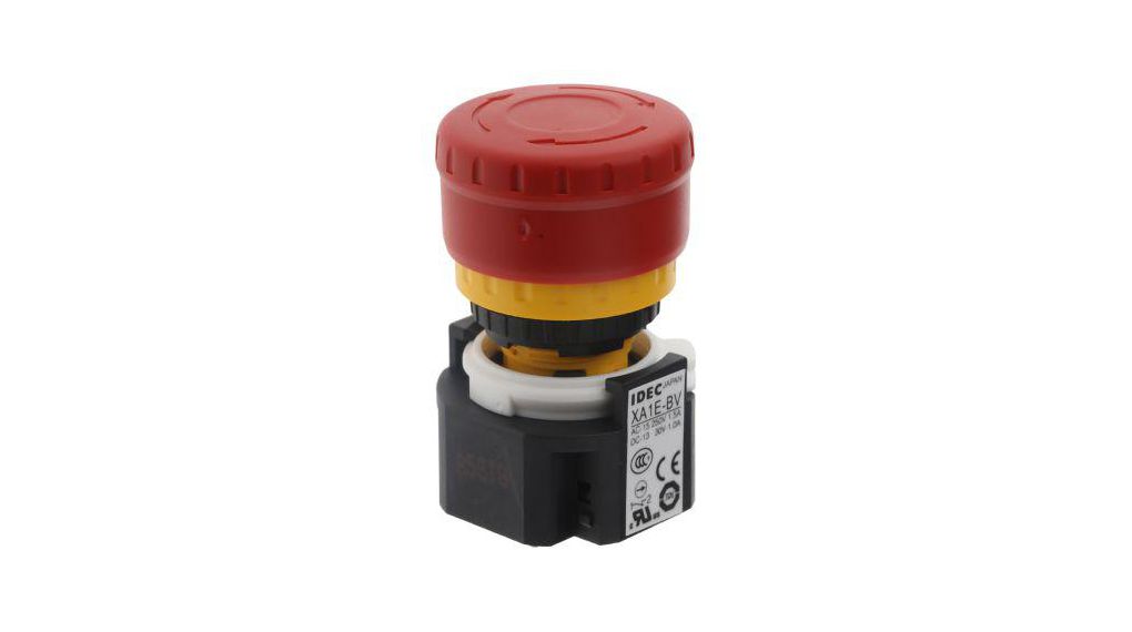 XA1E-BV313R | IDEC Push Button Switch, Latching, Panel Mount, 16.2mm ...
