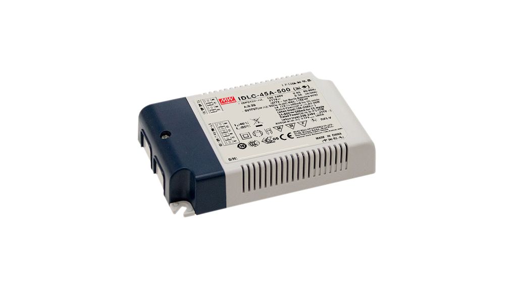 IDLC-45A-350 | MEAN WELL LED Driver 33W 350mA 57 ... 95V | Distrelec ...