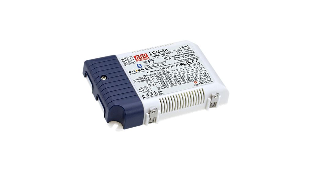 LCM-60BLE | MEAN WELL Multiple-Stage Constant Current Mode LED Driver ...