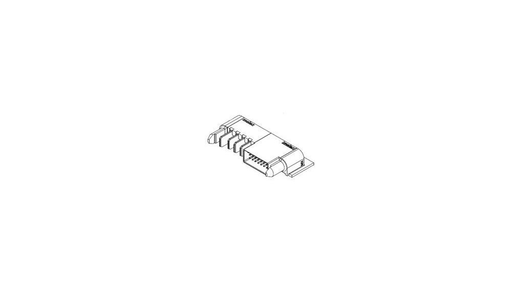 46437-3001 | Molex 2.54mm 5.50mm Pitch EXTreme Ten60Power 90° Plug ...