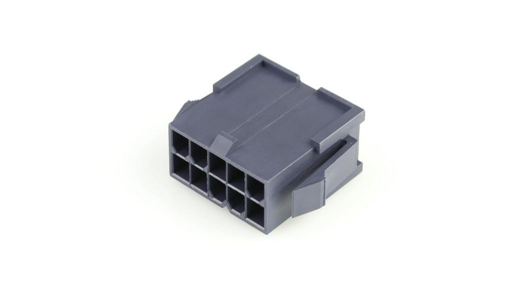 46993-1010 | Molex Mini-Fit Jr. Plug Housing Dual Row with Panel Mount ...