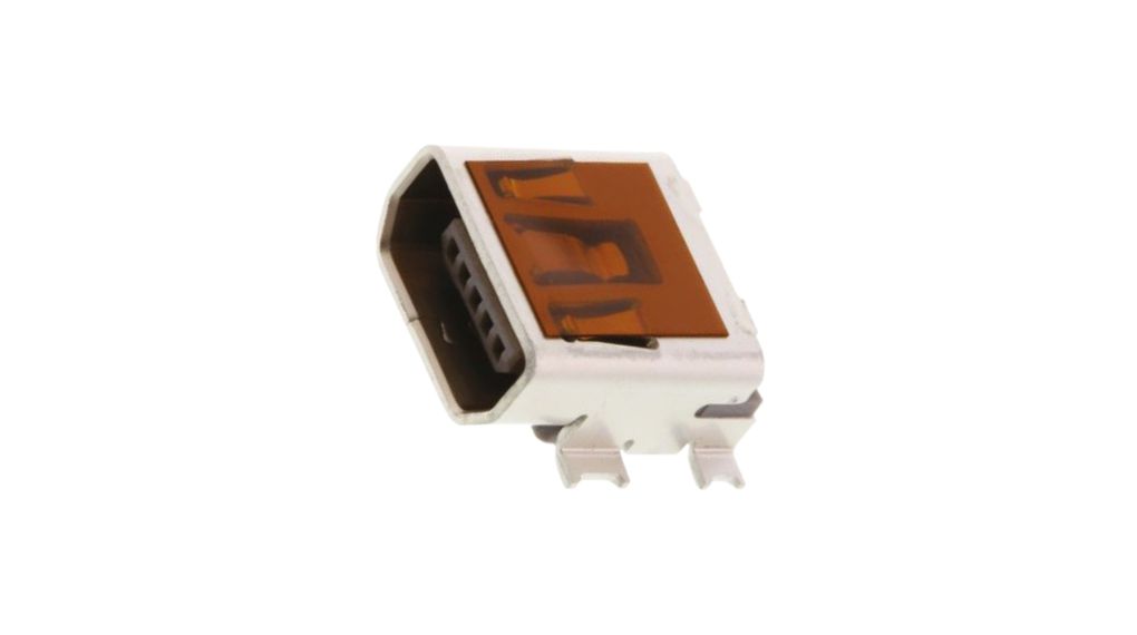 56579-0576 | Molex USB Connector, Socket, Mini USB-AB 2.0, Right Angle ...