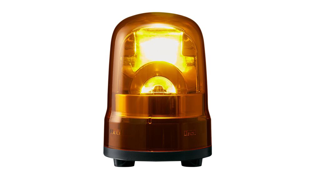 SKH-M2J-Y | Patlite Signal Beacon AC 240V 70mA 100mm Orange IP23 Cable ...