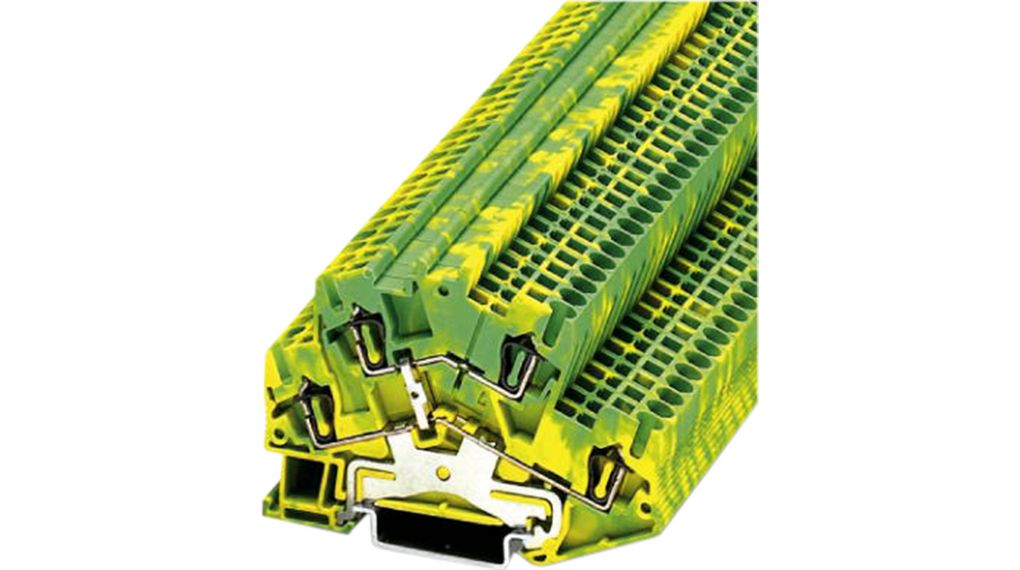3038480 | Phoenix Contact Terminal Block, Spring Clamp, 4 Poles, , 2 ...