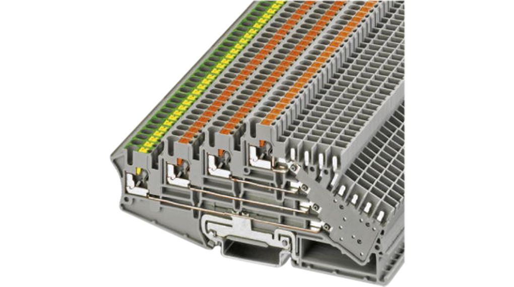3012316 | Phoenix Contact Terminal Block, Push-In, 12 Poles, 250V, 10A ...