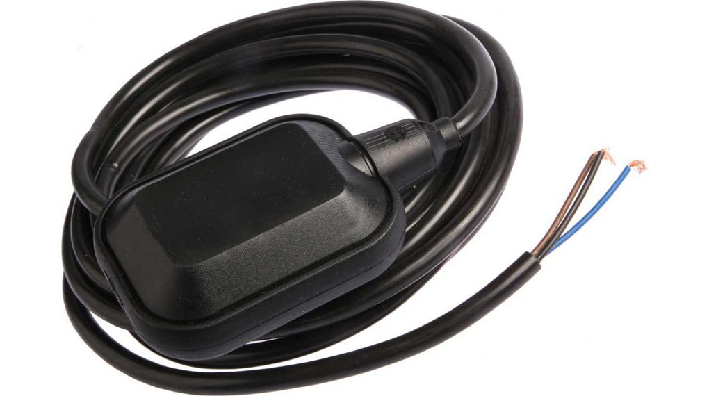 LV41-7201 | Flowline Switch-Tek Series Vertical PP Float Switch, Float Level Switch, 4.3m Cable ...