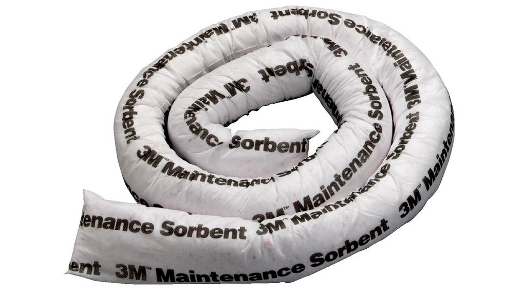 MM 1001 | 3M Spill Absorbent Boom for Oil Use, 45 L Capacity, 12 Per ...