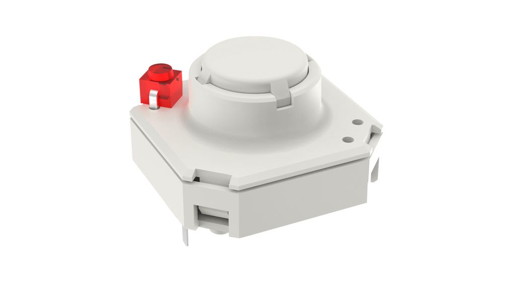 3141005310000 | RAFI Tactile Switch with Red LED 100 mA 35 V Momentary ...