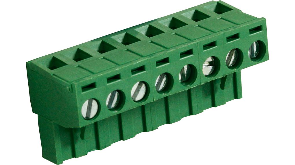 RND 205-00183 | RND Pluggable Rising Clamp Terminal Block, Straight, 5 ...