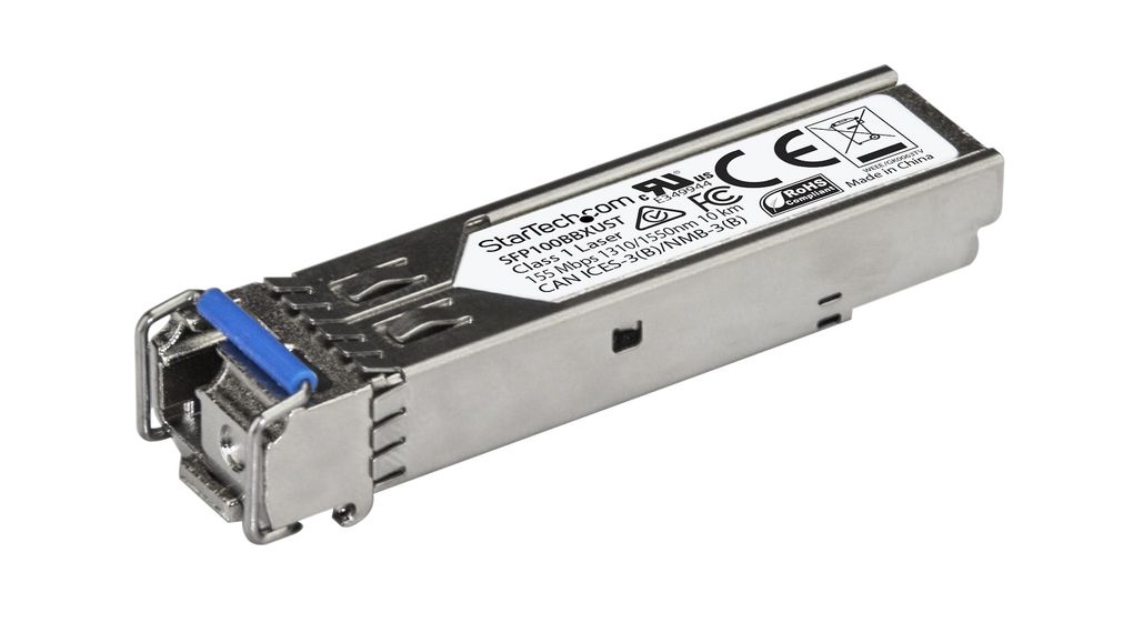 SFP100BBXUST | Startech Fibre Optic Transceiver SFP Single-Mode 1000BASE-BX LC 10km | Distrelec ...