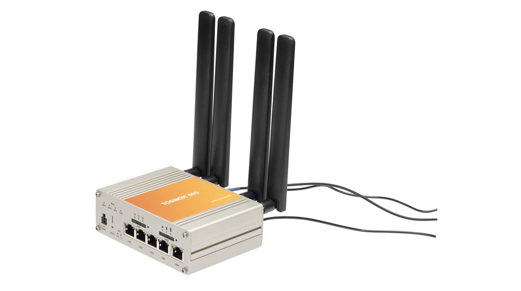 TOSIBOX LOCK 695 | Tosibox VPN Router with Wi-Fi and 5G, RJ45 Ports 5 ...