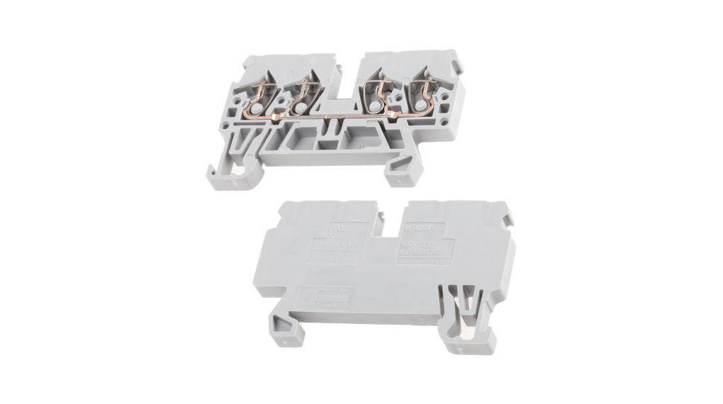 870-831 | Wago Grey Feed Through Terminal Block, 2.5mm², Clamp ...