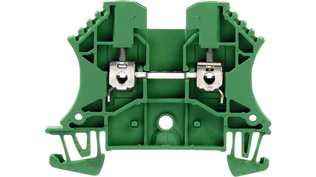 1020580000 | Weidmüller Terminal Block, Screw, Clamping Yoke, 2 Poles ...