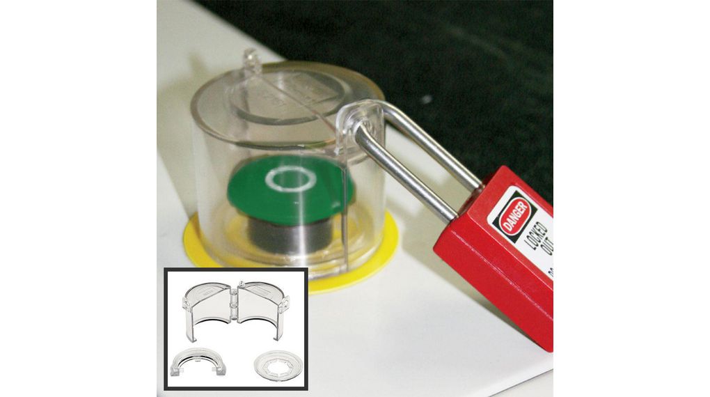 S2151 | Master Lock Push Button and Rotary Switch Cover, For Use With ...