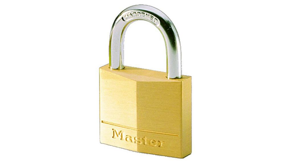 130EURD | Master Lock Padlock Brass Padlock, 5mm Shackle, 30mm Body ...