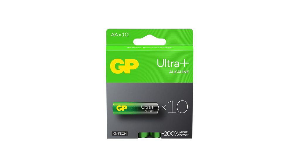 GPPCA15UP223 | GP Batteries Ultra Plus Alkaline Manganese Dioxide AA ...