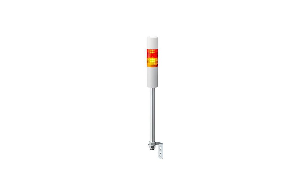 LR5-202LEBW-RY | Patlite LR5 Series Amber, Red Signal TowerBuzzer, 2 ...