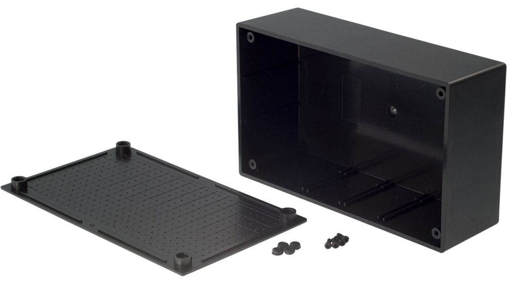 RND 455-00088 | RND Plastic Enclosure 95.5x157.8x53mm Black ABS ...