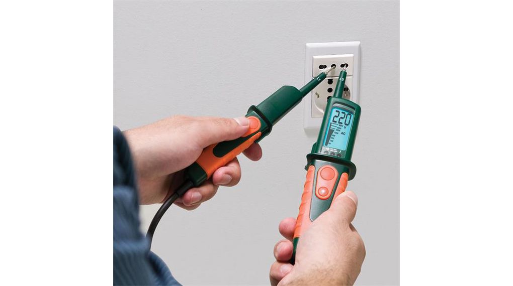 VT30 | Extech Instruments Voltage and Continuity Tester, IP64, Backlit ...