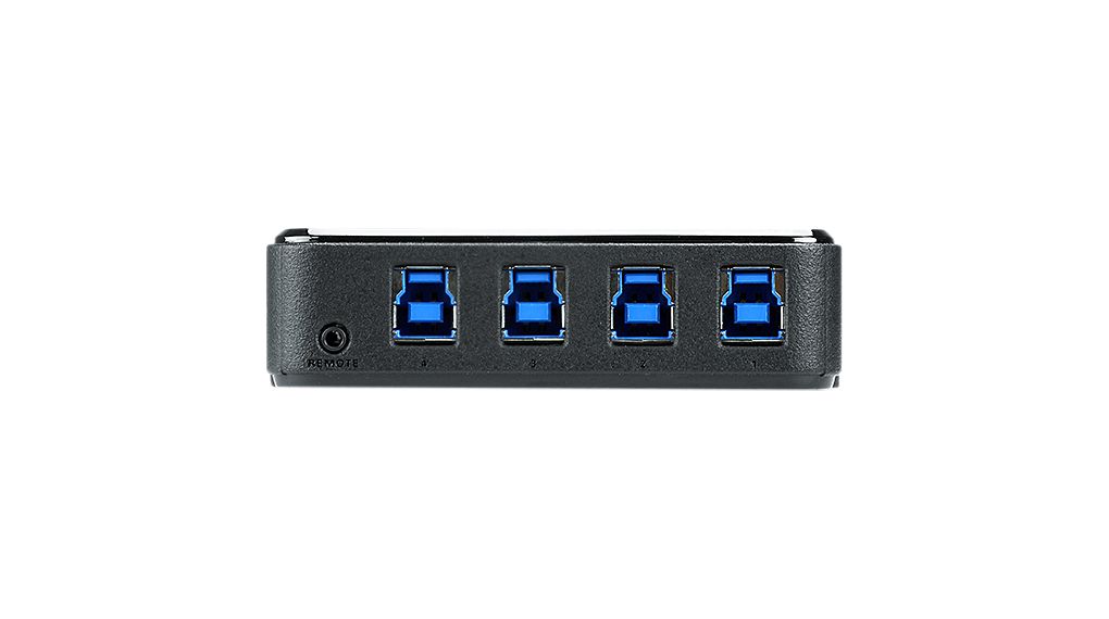 US434-AT | Aten USB Switch, Inputs 4, Outputs 4, USB-B Socket - USB-A ...