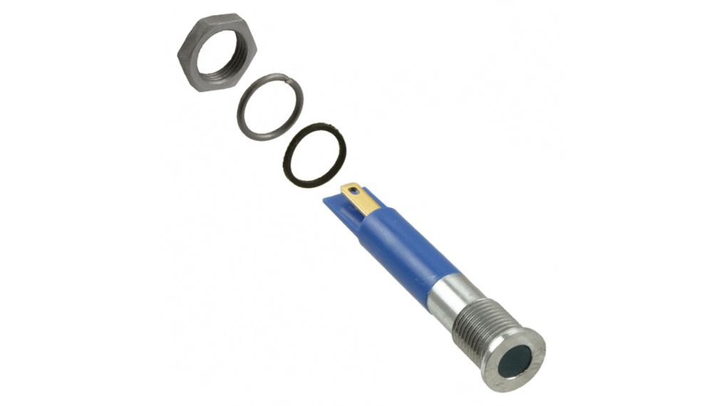 Q8F1CXXB220E | Apem LED Indicator 220V AC Fixed Blue Solder Lug ...