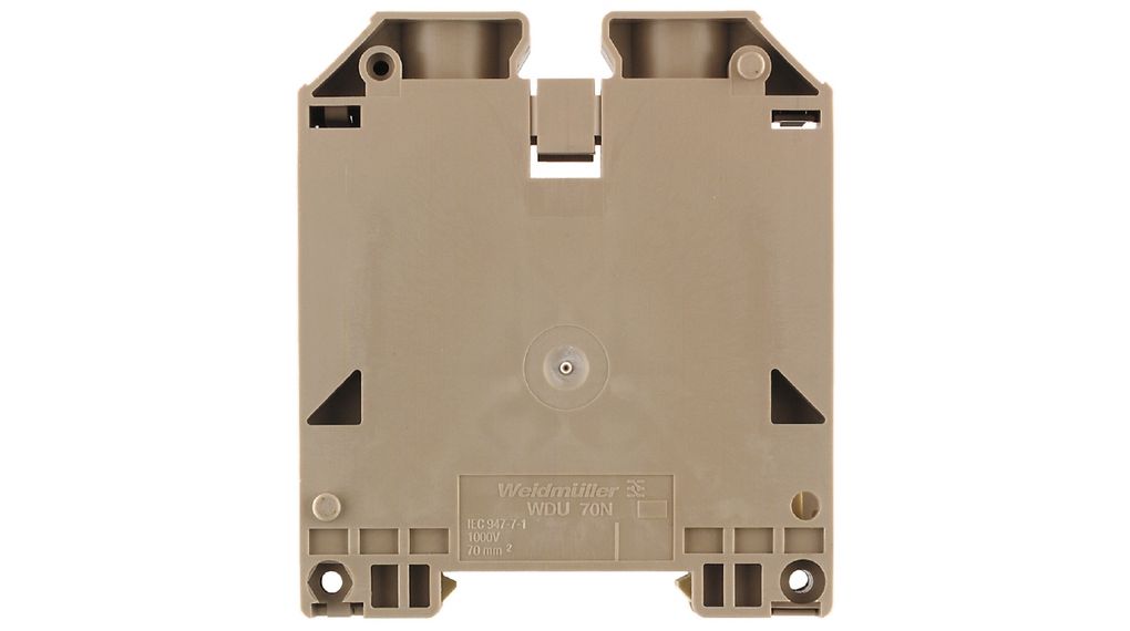 9512190000 | Weidmüller Feed-through Terminal, Screw, Clamping Yoke, 2 Poles, 1kV, 192, 70mm² ...