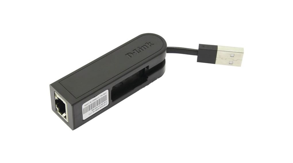DUB-E100 | D-Link USB Network Adapter, 100Mbps, USB-A Plug - RJ45 ...
