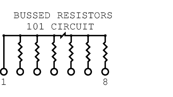 4606X-101-681LF | Bourns Fixed Resistor Network 680Ohm 2 % | Distrelec ...
