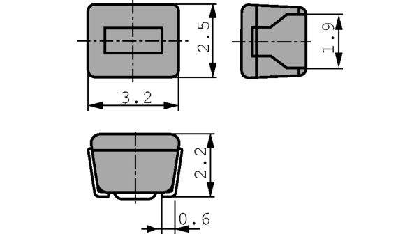 CM322522-151KL | Bourns Inductor, SMD, 150uH, 50mA, 8MHz, 15Ohm ...